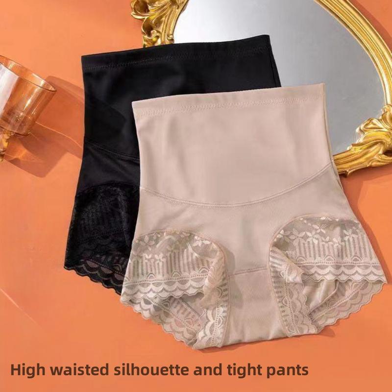 Summer Ice Silk Panties For Women Postpartum High Waist Shaping ...