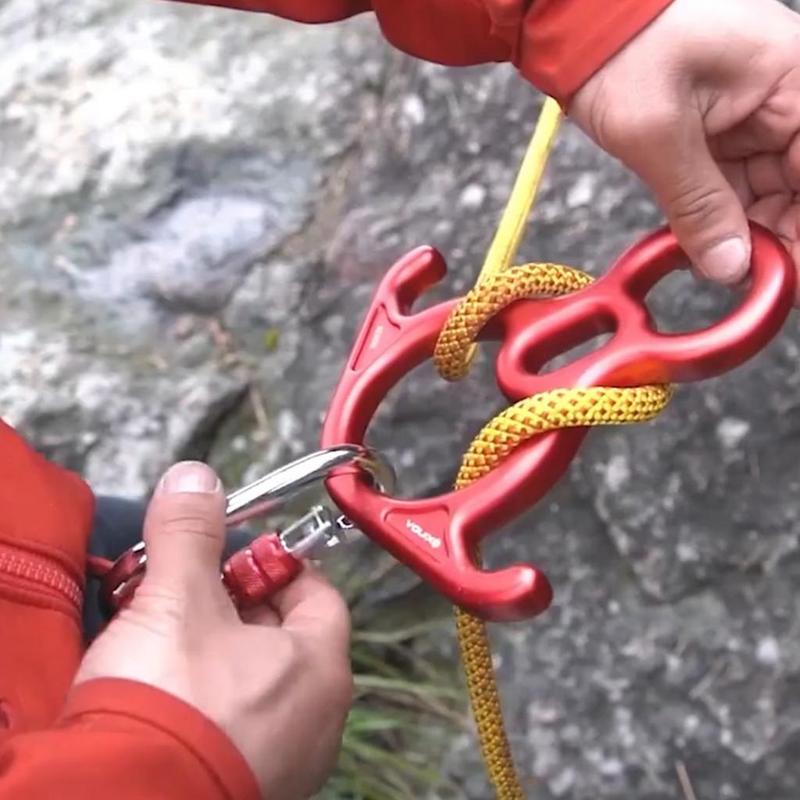 aenikjg- Climbing Descender Strong Load-bearing Ultra-light 8-shaped ...
