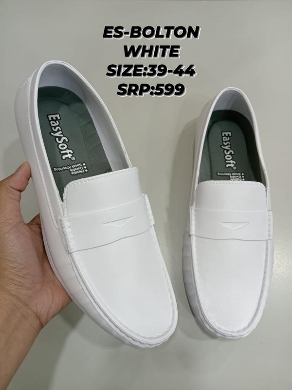 EASY SOFT BOLTON WHITE SHOES FOR MEN - TikTok Shop Philippines