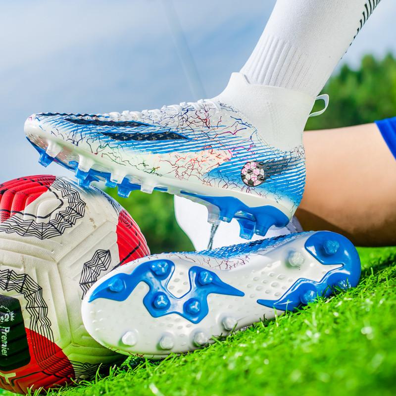 Ready Stock High-Top Spiked Football Boots Football Boots Youth ...
