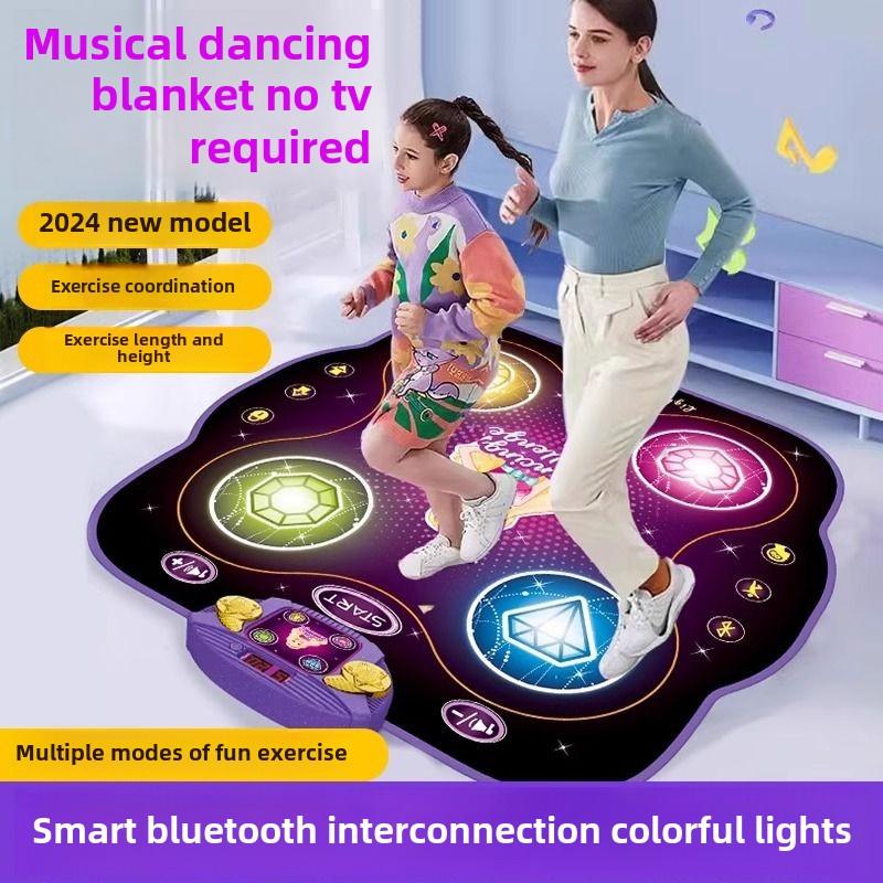 Children's Music Dancing Mat Sports Fitness Dynamic Game Jumping ...