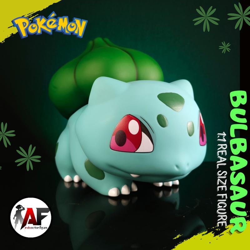 BIG SIZE! Statue Action Figure Pokemon Bulbasaur 1:1 Real Life Size ...