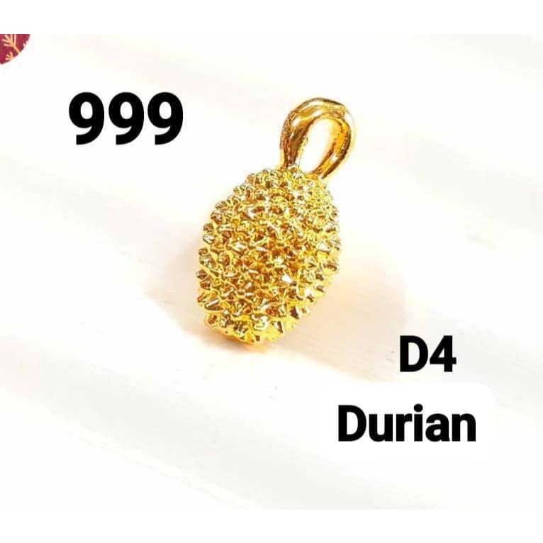 Wing Sing Limited 999 Durian Musang King Pendant Loket - TikTok Shop ...