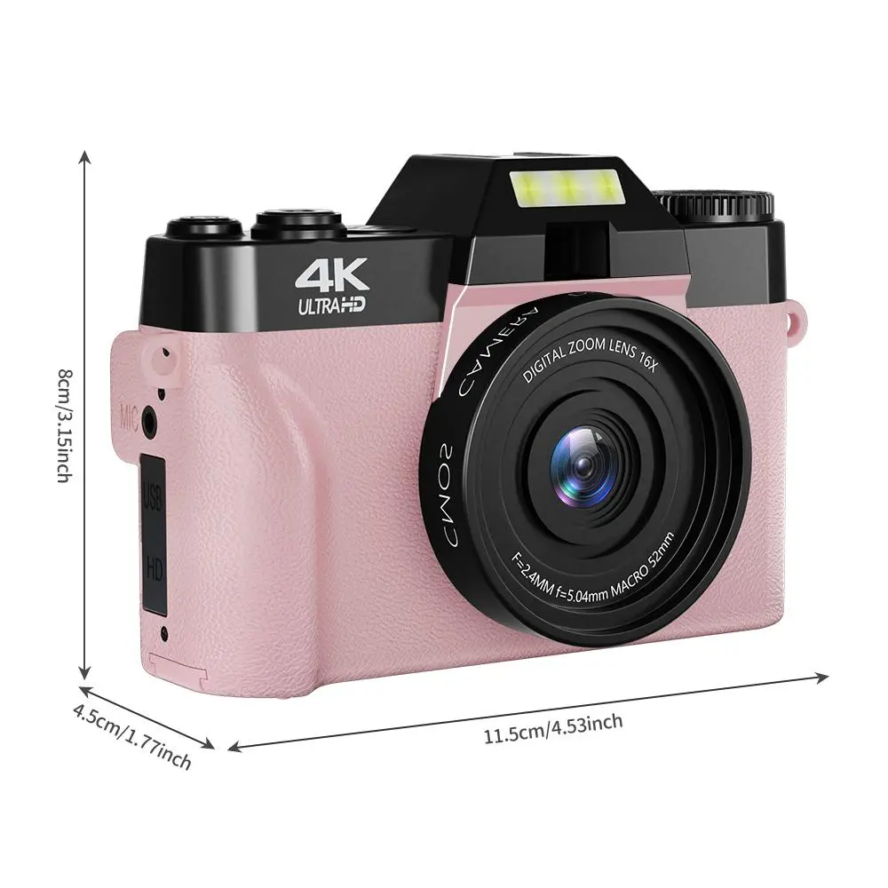 4K Digital Camera for Music Festival, 48MP Vlogging Digital Cameras, 1 ...