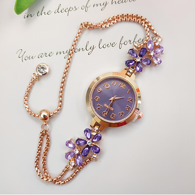 Women Watch Luxury Violet Watches Waterproof High Sense Female - TikTok ...