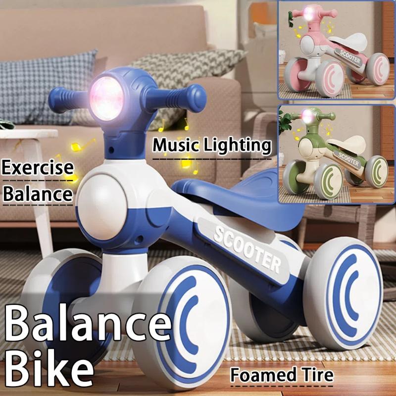 COD Bicycle With Music And Lights Children's Bicycle Mini Balance ...