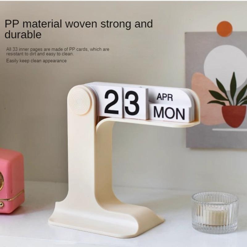 Nordic Style Flipping Desk Calendar Office Minimalist Deskto - TikTok ...