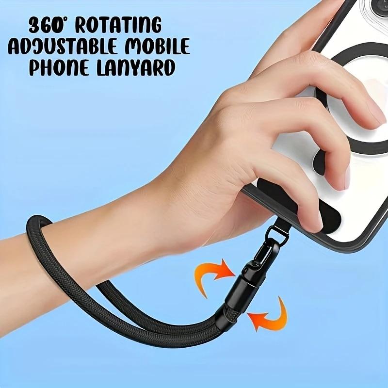 1PC Multifunctional Mobile Phone Lanyard Wrist Strap, 360° Rotation ...