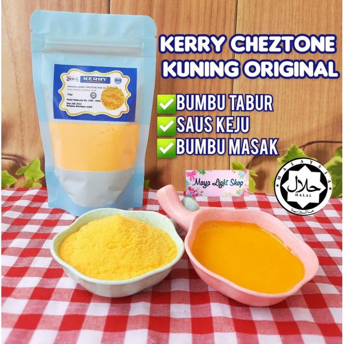 Jual Kerry Cheztone kuning original 100gr 50gr Halal keju kuning saus ...
