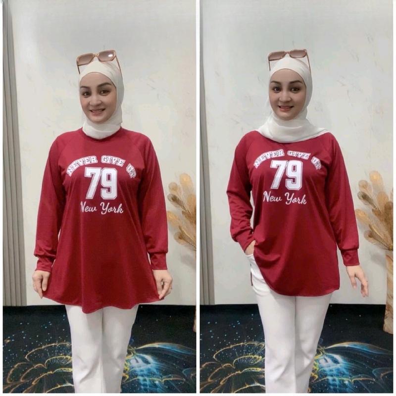 Shine Graph Sport Muslimah T-shirt, ADILA SOFT Long Sleeve, SHOP ...