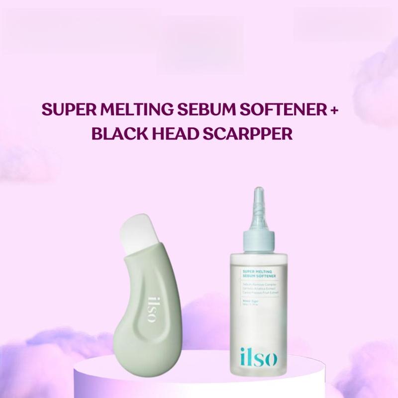 ILSO Super Melting Sebum Softener 150ML + Blackhead Scraper set ...