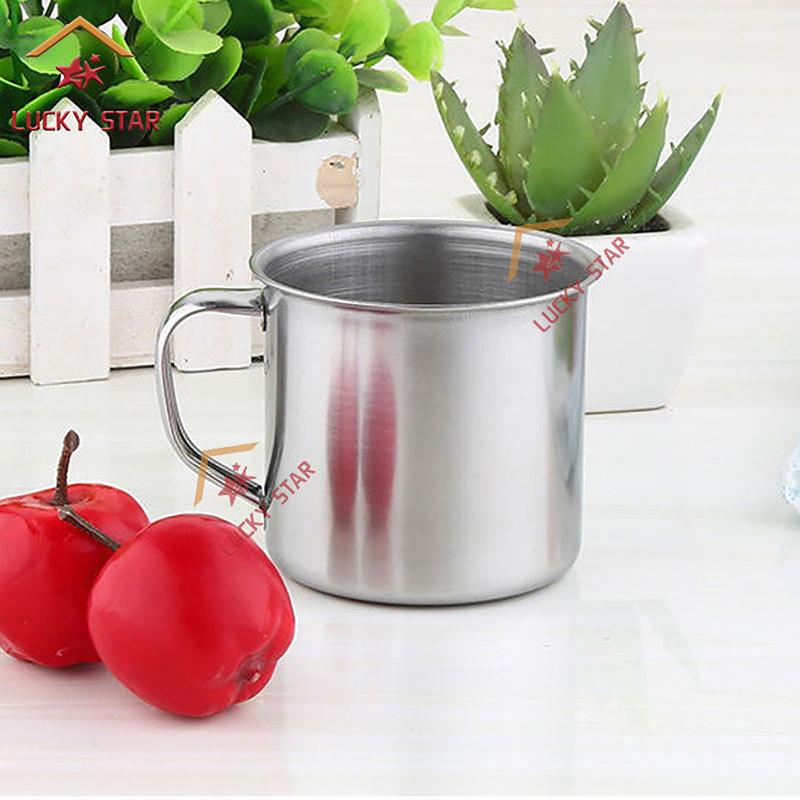 Thickened Stainless Steel Cup With Handle Stainless Mugs For - TikTok ...