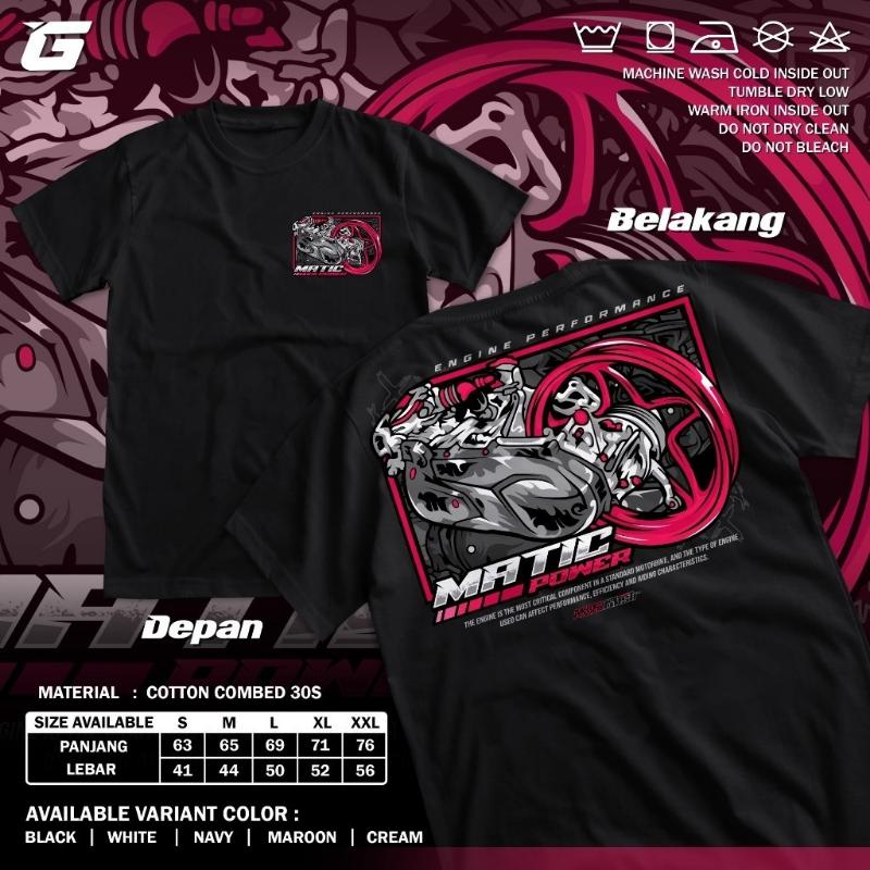 Racing T-shirt Matic Power Engine Performance Standard Distr - TikTok ...