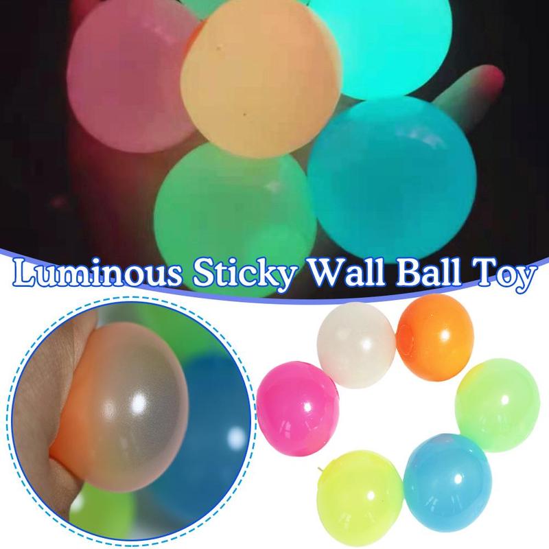 Luminous Sticky Target Ball Toy Decompression Vent Ball Sticky - TikTok ...
