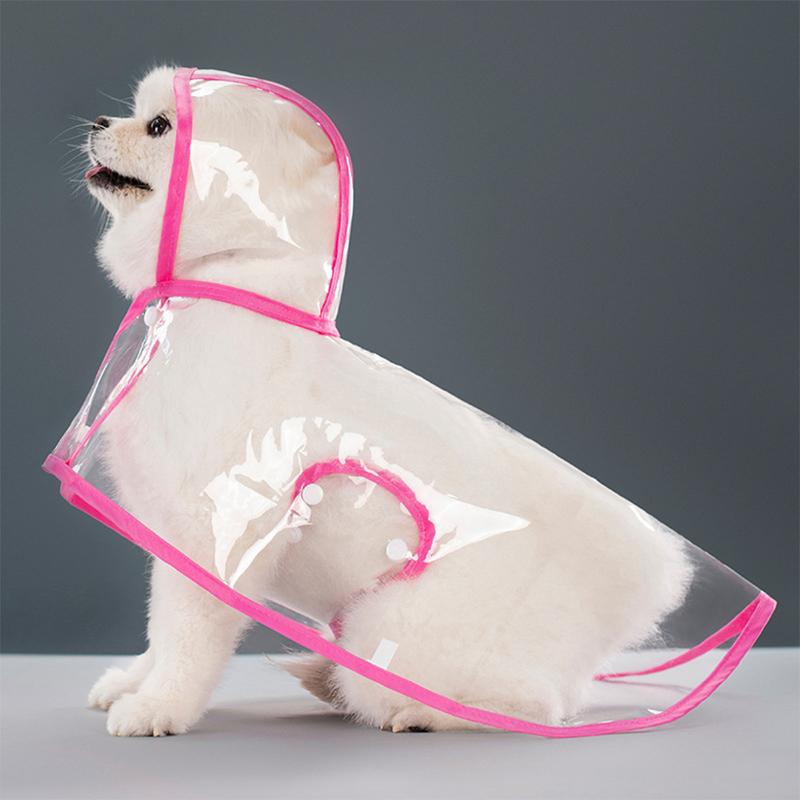 WL Pet Dog Raincoat Waterproof Pet Clothes Hooded Rain Jacke - TikTok ...