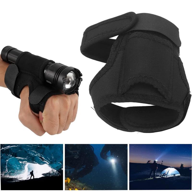 Nylon thickened flashlight gloves universal hand-free flashlight ...