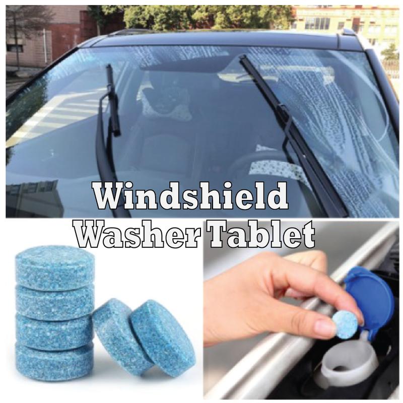 WINDSHIELD WASHER TABLET CAR WIPER CLEANER MIRROR 25GM WIPER - TikTok ...