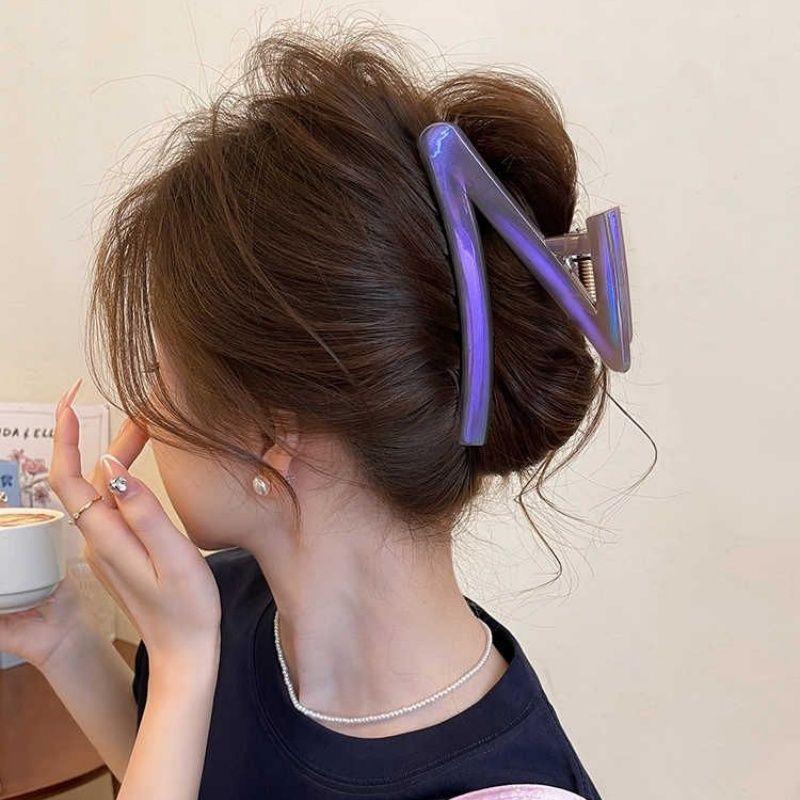High-Quality Niche Z-Shaped Hair Claw for Women, Premium Feel, - TikTok ...