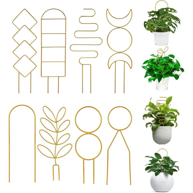 8 Packs Metal Wire Trellis for Potted , Climbing , Indoor Houseplant ...