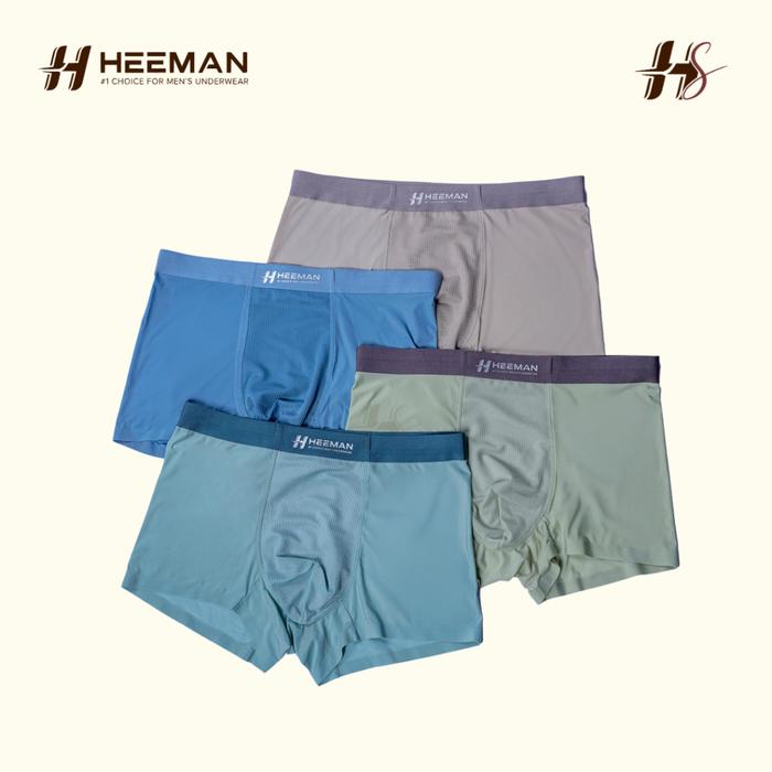 Promo HEEMAN Ice Silk Breath Seamless Sport Boxer Celana Dalam Pria ...