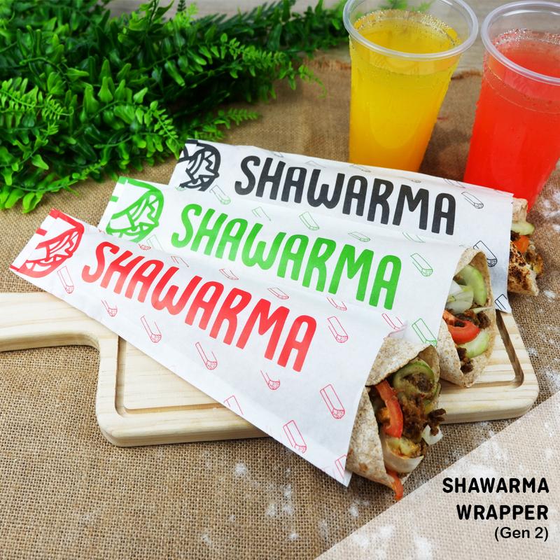 Shawarma Wrapper with Design Greaseproof Paper - TikTok Shop Philippines