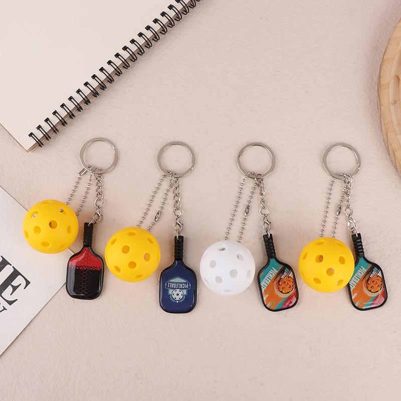 Pickleball Key Holder Car Key Chain Pendant Pickleball Keyring - TikTok ...