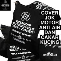 Promo Sarung jok motor (Warna Hitam) Anti cakar kucing dan air Premium ...