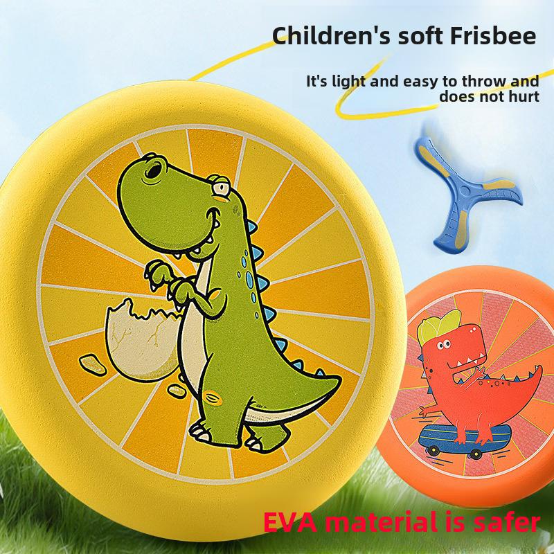 Children's Outdoor Sports Soft Frisbee Parent-Child Interactive ...