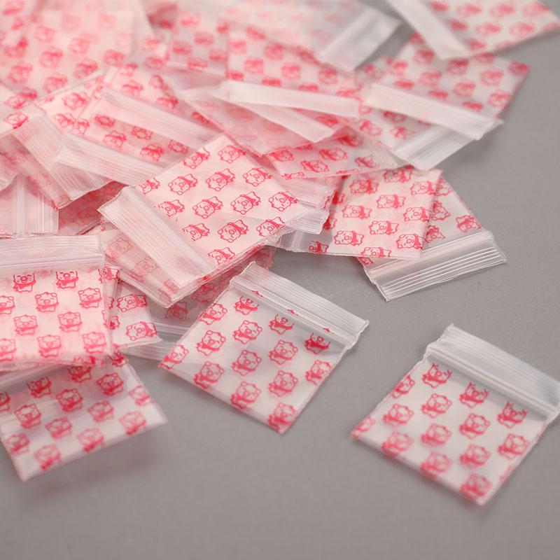 [UKS]100Pcs Mini Ziplock Bags Small Plastic Zipper Bag Packaging ...