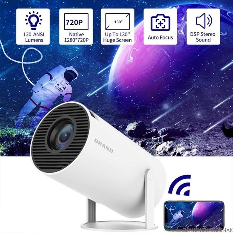 4K LCD Projector with 1080P Resolution, Dual WiFi & Bluetoot - TikTok ...