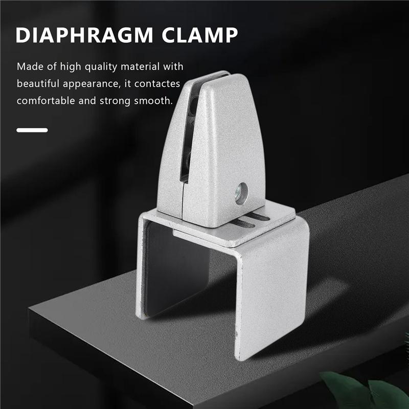 2 Pack Silver Sneeze Guard Clamp Support Office Desk Partition - TikTok ...