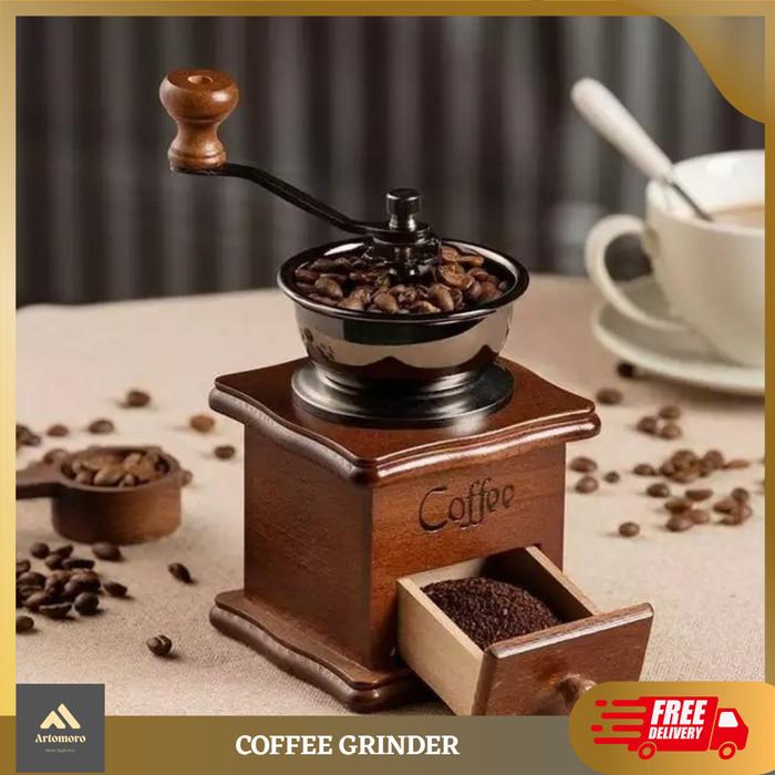 GRINDER MANUAL PISAU KERAMIK GILINGAN KOPI MANUAL KAYU KLASIK - Shop ...