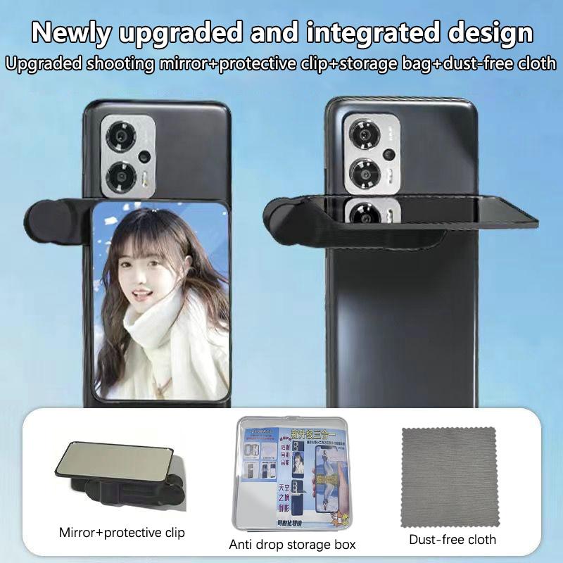 New Adjustable Sky Mirror 2-in-1 Phone Rear Selfie Mirror Shooting ...
