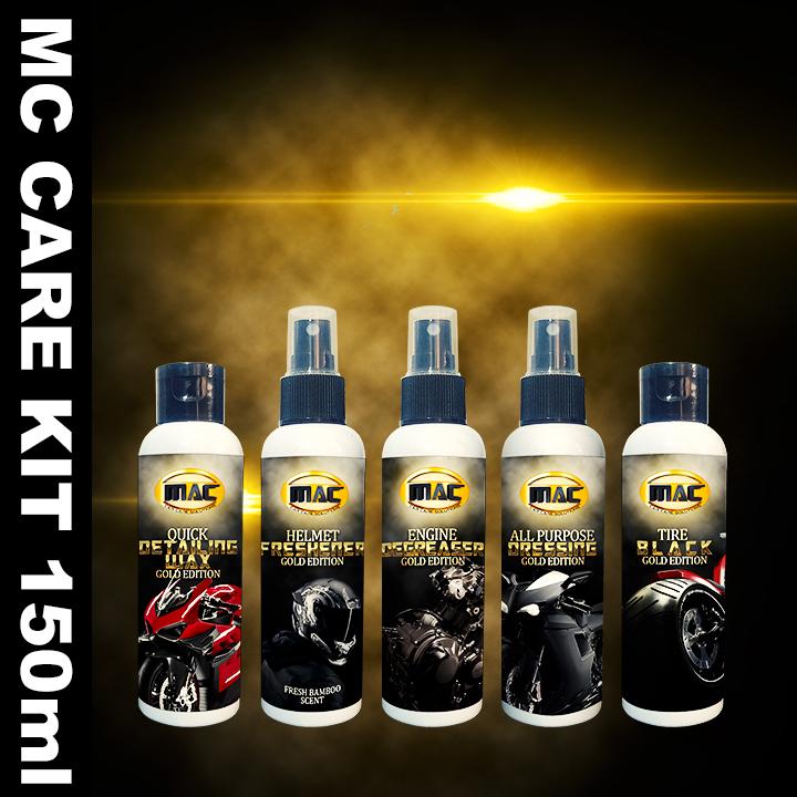 Motorcycle care kit / Engine degreaser / Armor all / Wax / Helmet ...