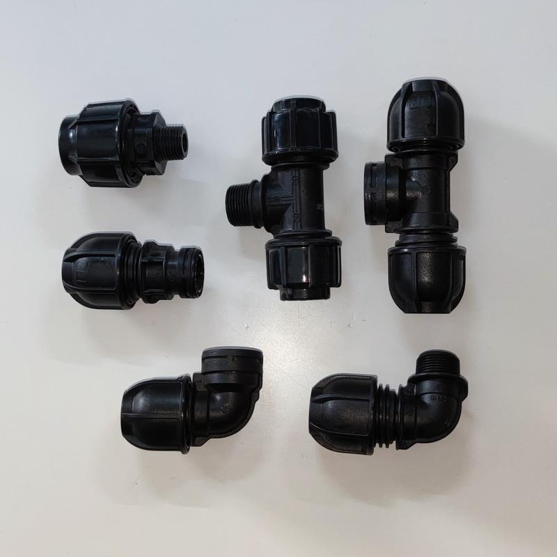 20MM - 25MM Poly Fittings Penyambung Poly [Female Bend / Mal - TikTok ...