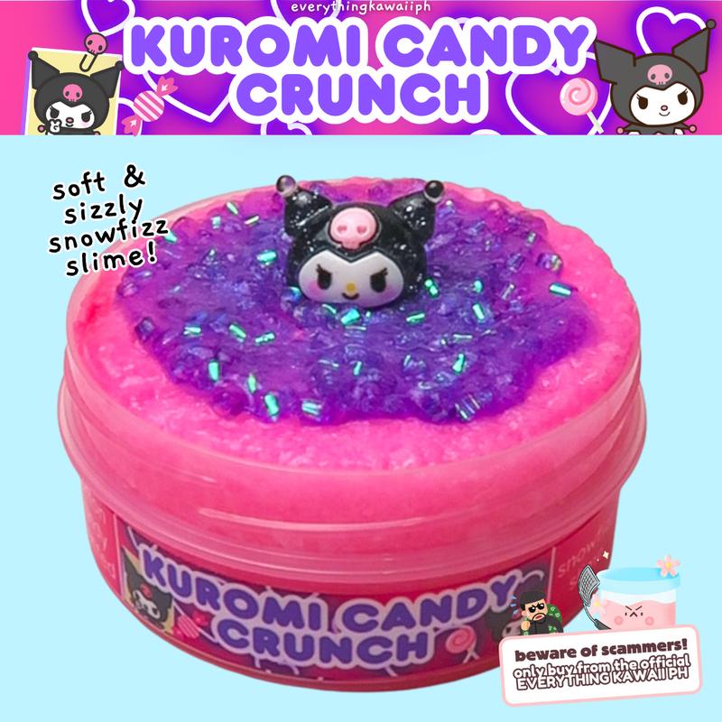 Kuromi Candy Crunch Scented Slime Toy Soft Snow Fizz Everything ...