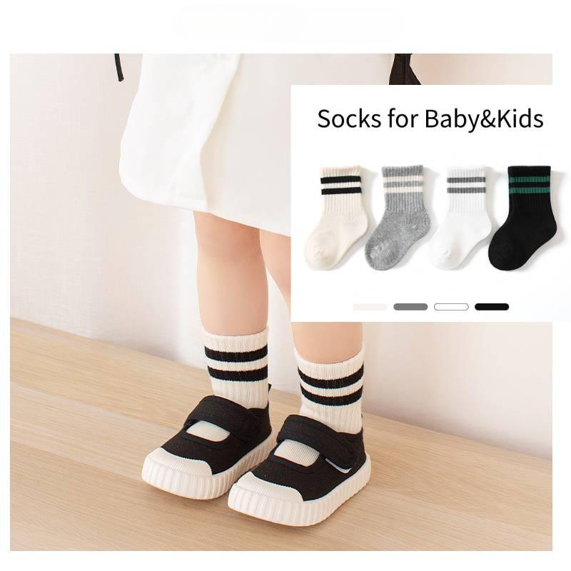 Medyas for Baby Girl Boy 1-6 Years Old White Socks for Baby Boy ...