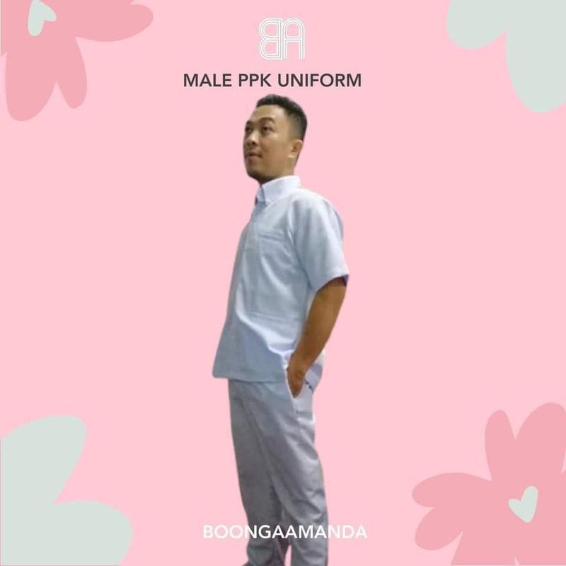 KKM Male HealthCare Assistant (Atendan Hospital) White Short-Sleeve ...