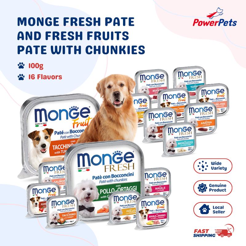 Monge Fresh Pate And Fresh Fruits Pate With Chunkies 100g Do - TikTok ...