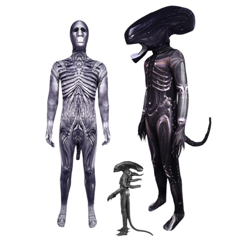 Stylish Alien Romulus Costume For Halloween Featuring Comfortable ...