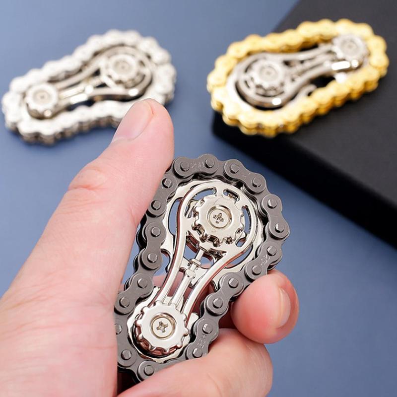 Fingertip Gear Decompression Toys Decompression Gyroscope Mechanical ...