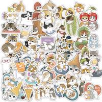 Promo STIKER MOFUSAND ISI 60 PCS PER PACK STICKER ST040 KUCING vynil ...
