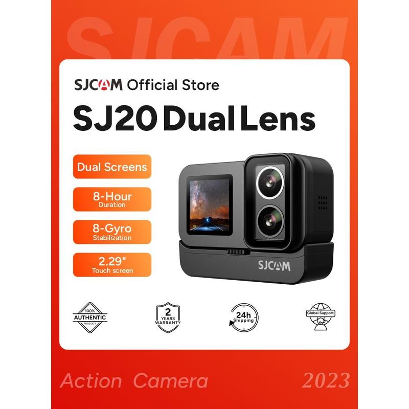 SJCAM SJ20 Dual Lens Dual cameras 4K Action Camera Waterproo - TikTok ...