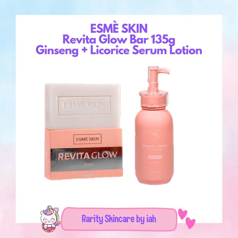 ESMÈ SKIN Revita Glow Bar 135g | Serum Lotion with Ginseng Licorice ...