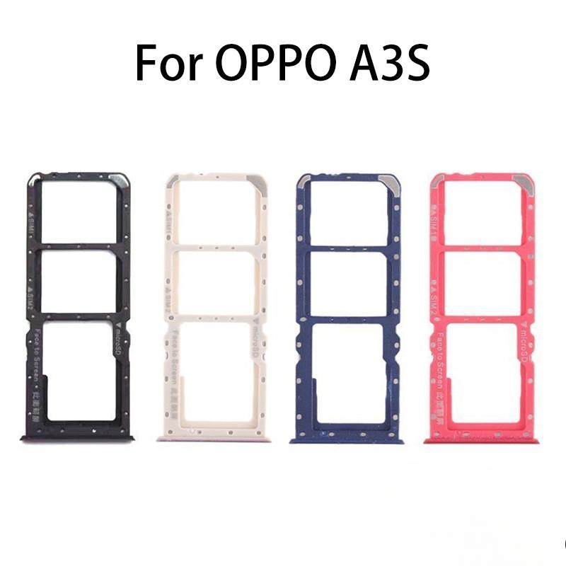 Sim tray For OPPO A3s A5 SIM Card Socket SD Card Reader Holder - TikTok ...