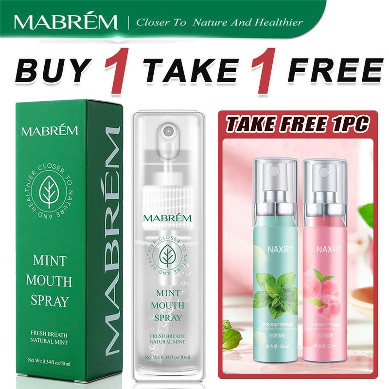 【Buy 1 Take 1】MABREM 10ml Mint Mouth Spray Fresh Breath Oral - TikTok ...