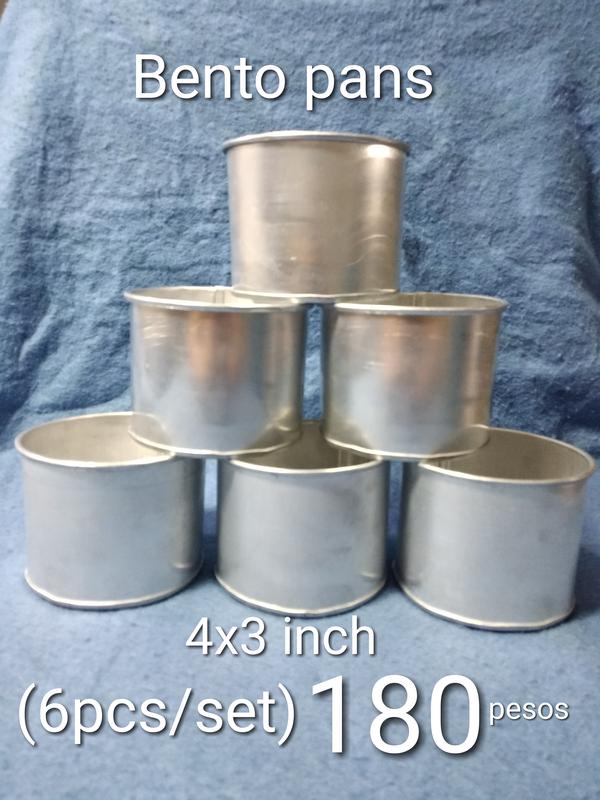 bento pans 4x3 round or square (6pcs set) - TikTok Shop Philippines