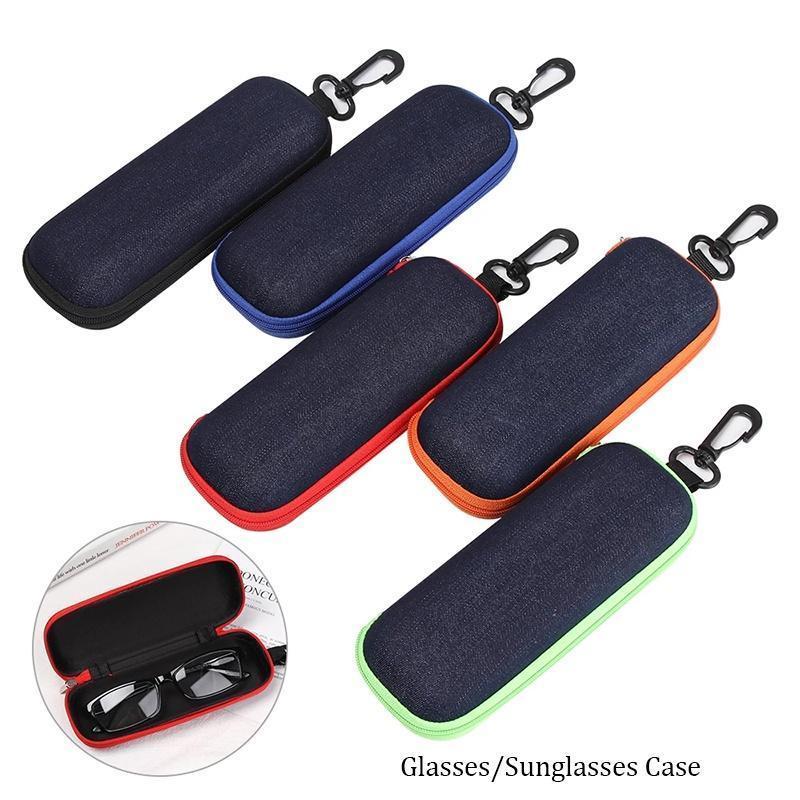 Portable Eyewear Cases Sunglasses Hard Case For Women Men With Zipper ...