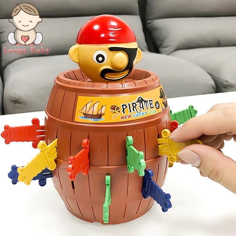 Jumping Pirate Mini Board Game Pirate Bucket Lucky Wheel Gam - TikTok ...