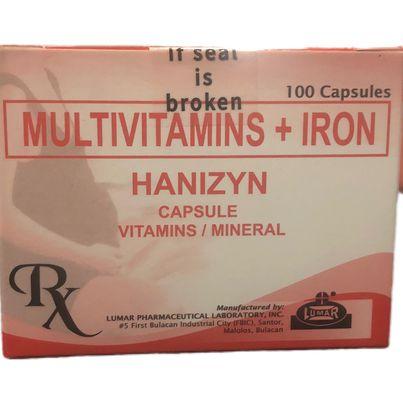 Multivitamins + Iron (Hanizyn) Vitamin/Mineral Capsule 100's - TikTok ...